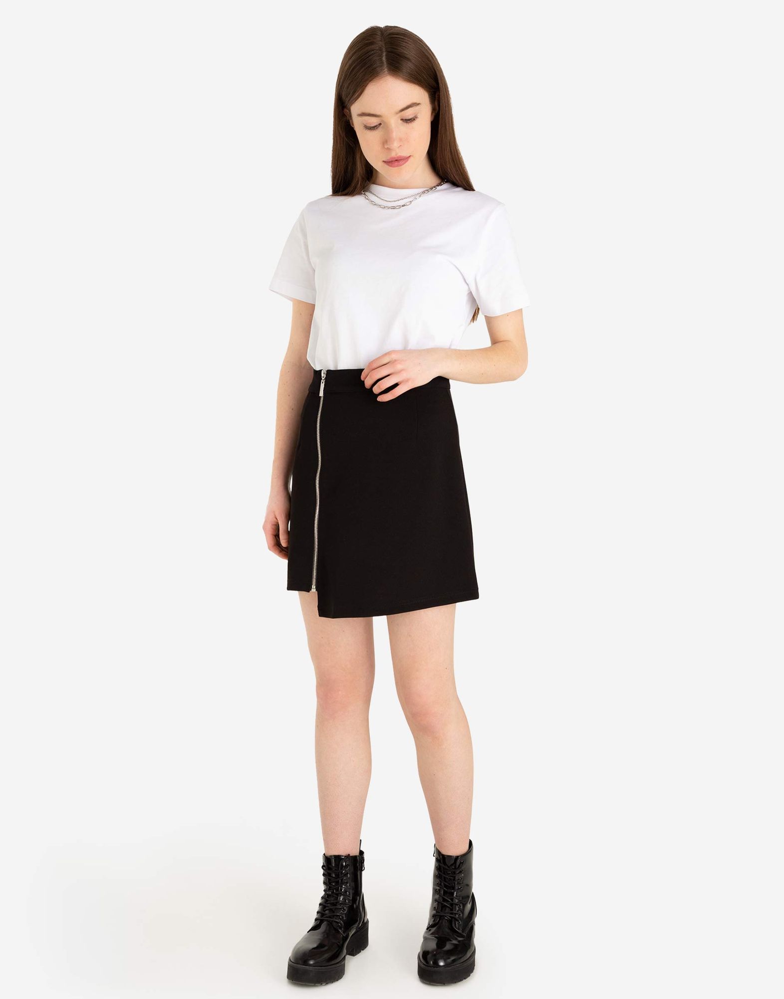 Белая базовая футболка GKT012252-3