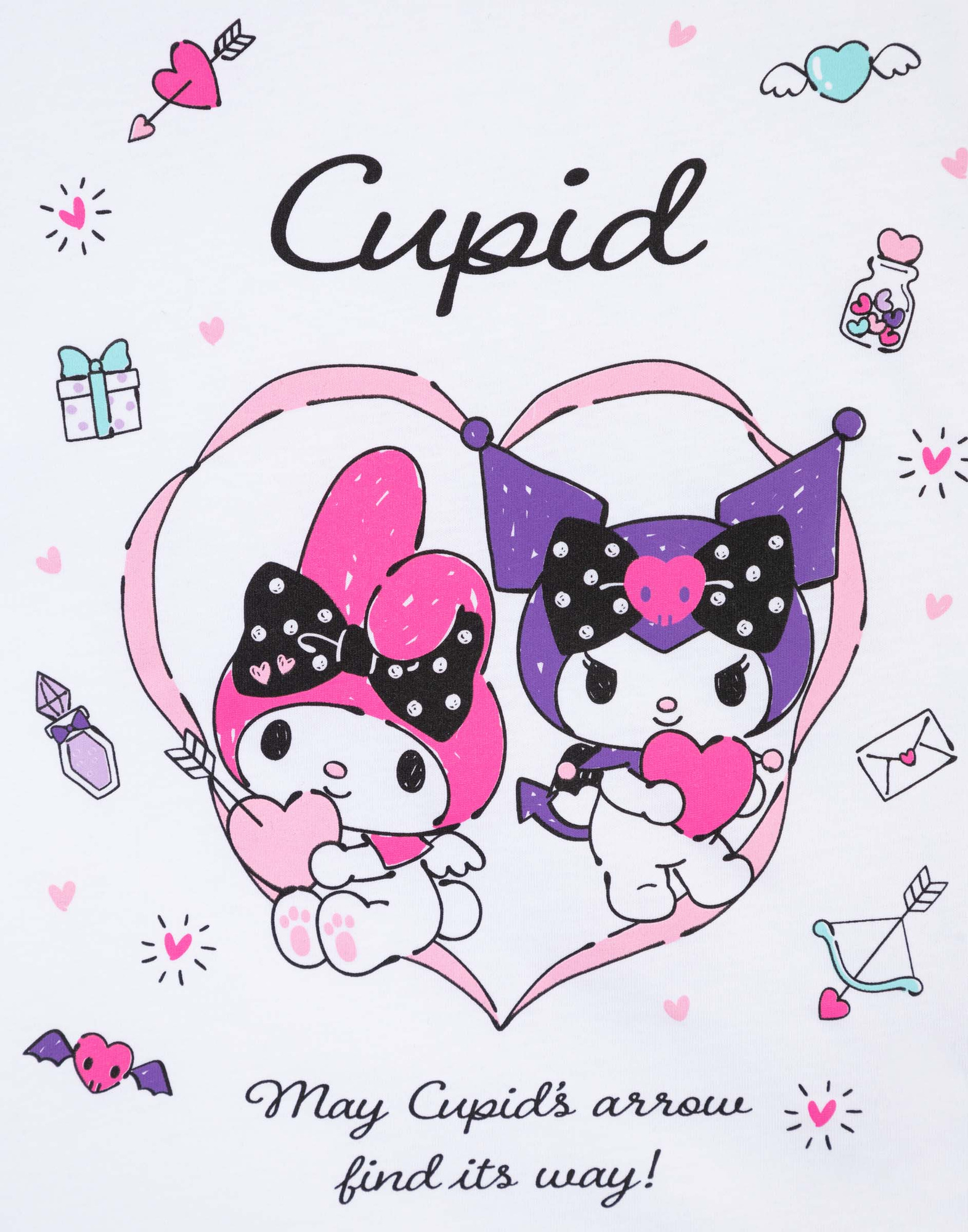 Белая футболка oversize с принтом Hello Kitty для девочки GKT024531-1 ...