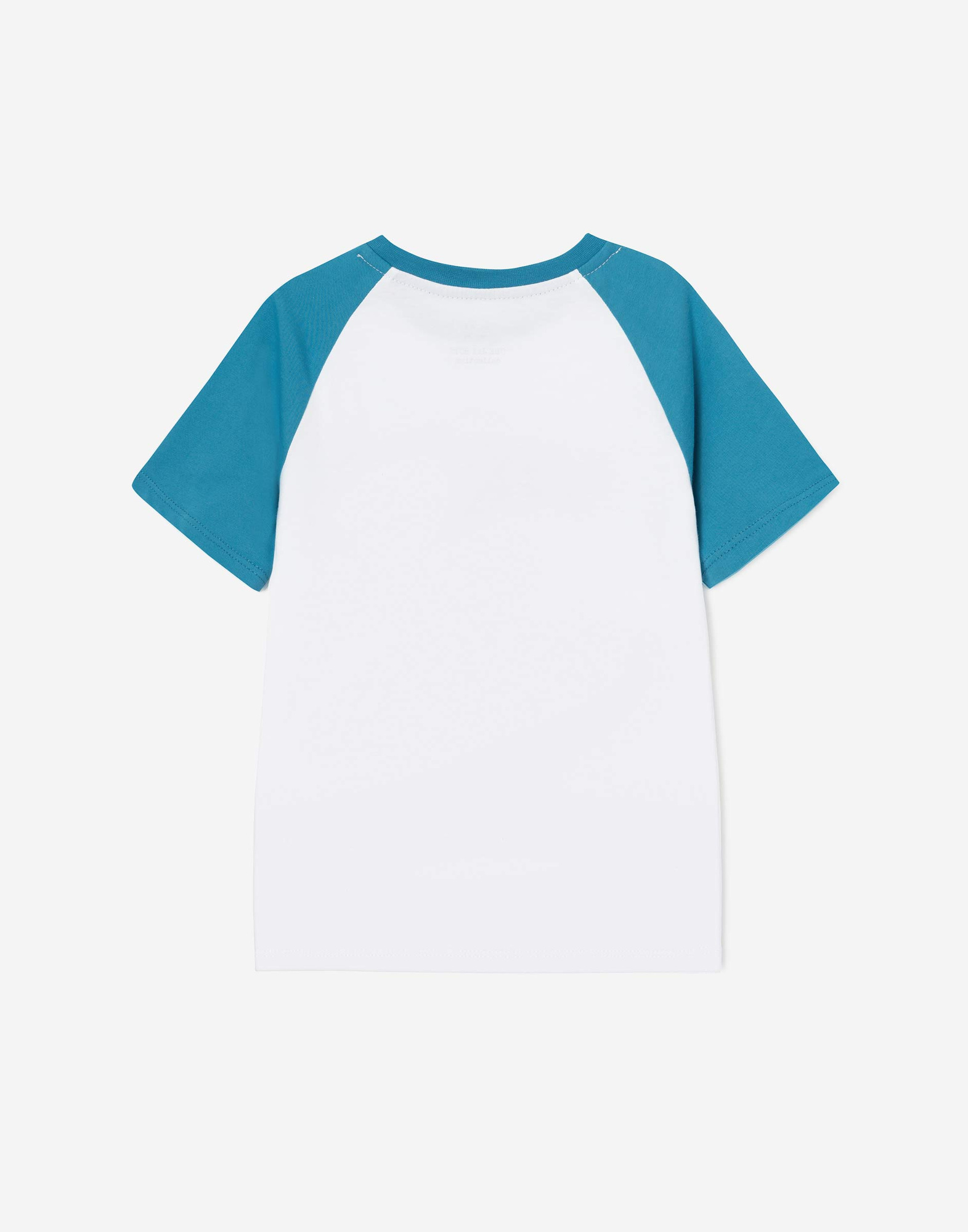 Белая футболка с принтом и рукавами-реглан для мальчика BKT005189-1 ...