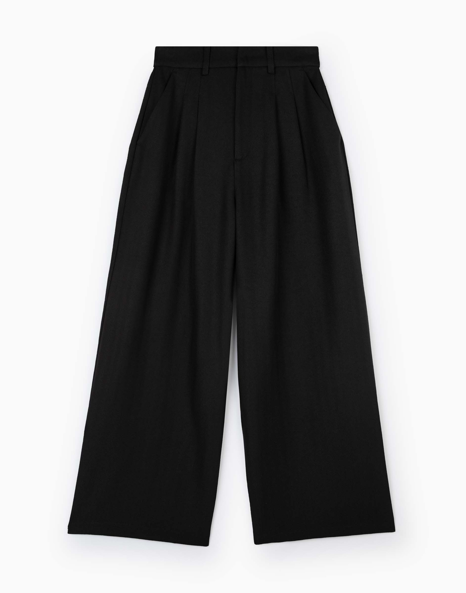 Чёрные брюки Wide leg с защипами GPT010334-2 купить по цене от 549 ...