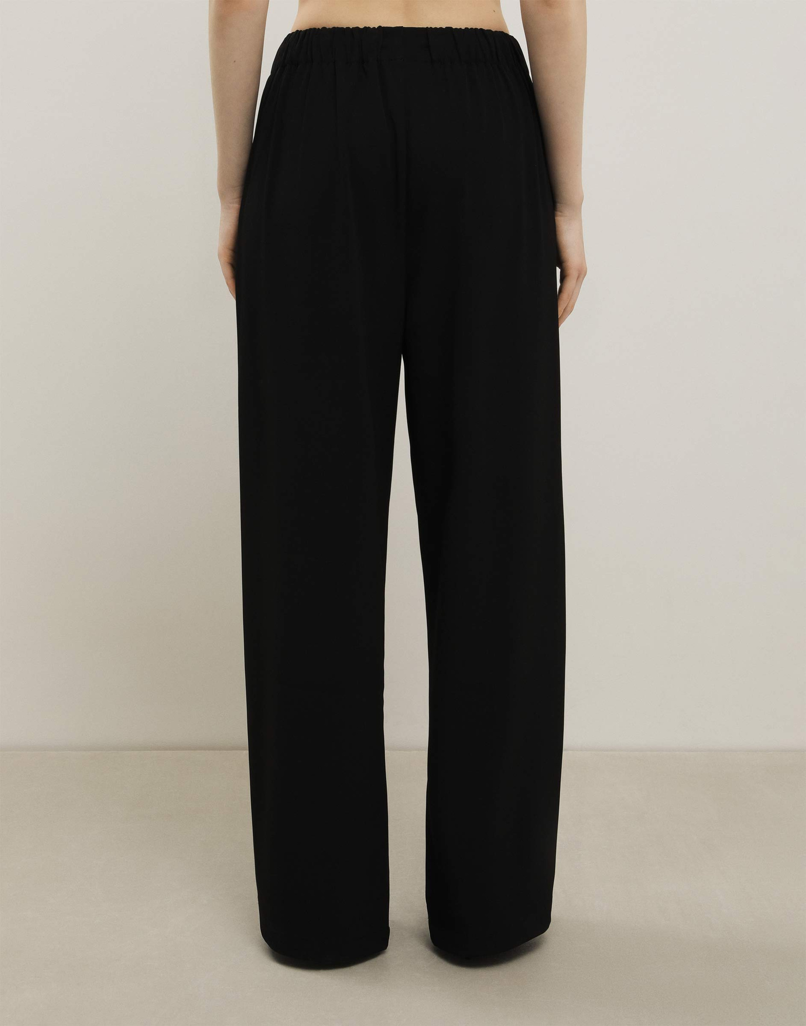 Чёрные брюки Wide leg с завязками GPT010115-2 купить по цене от 349 ...