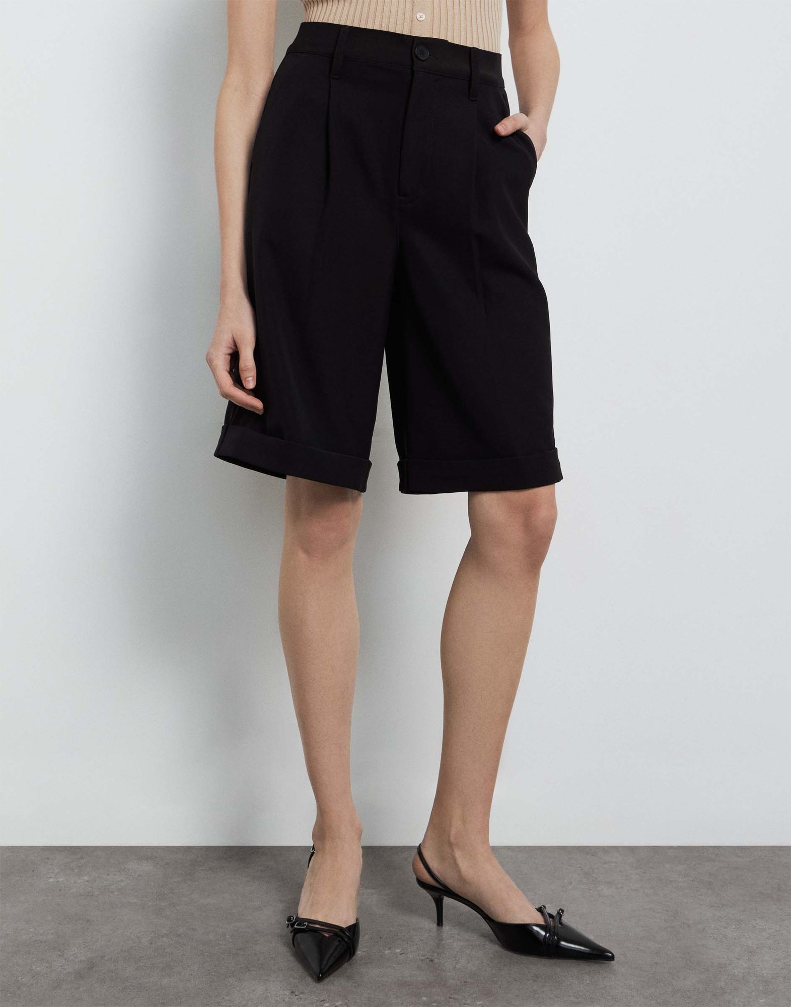 Чёрные шорты Bermudas GSH011073-1 купить по цене от 279 рублей с ...