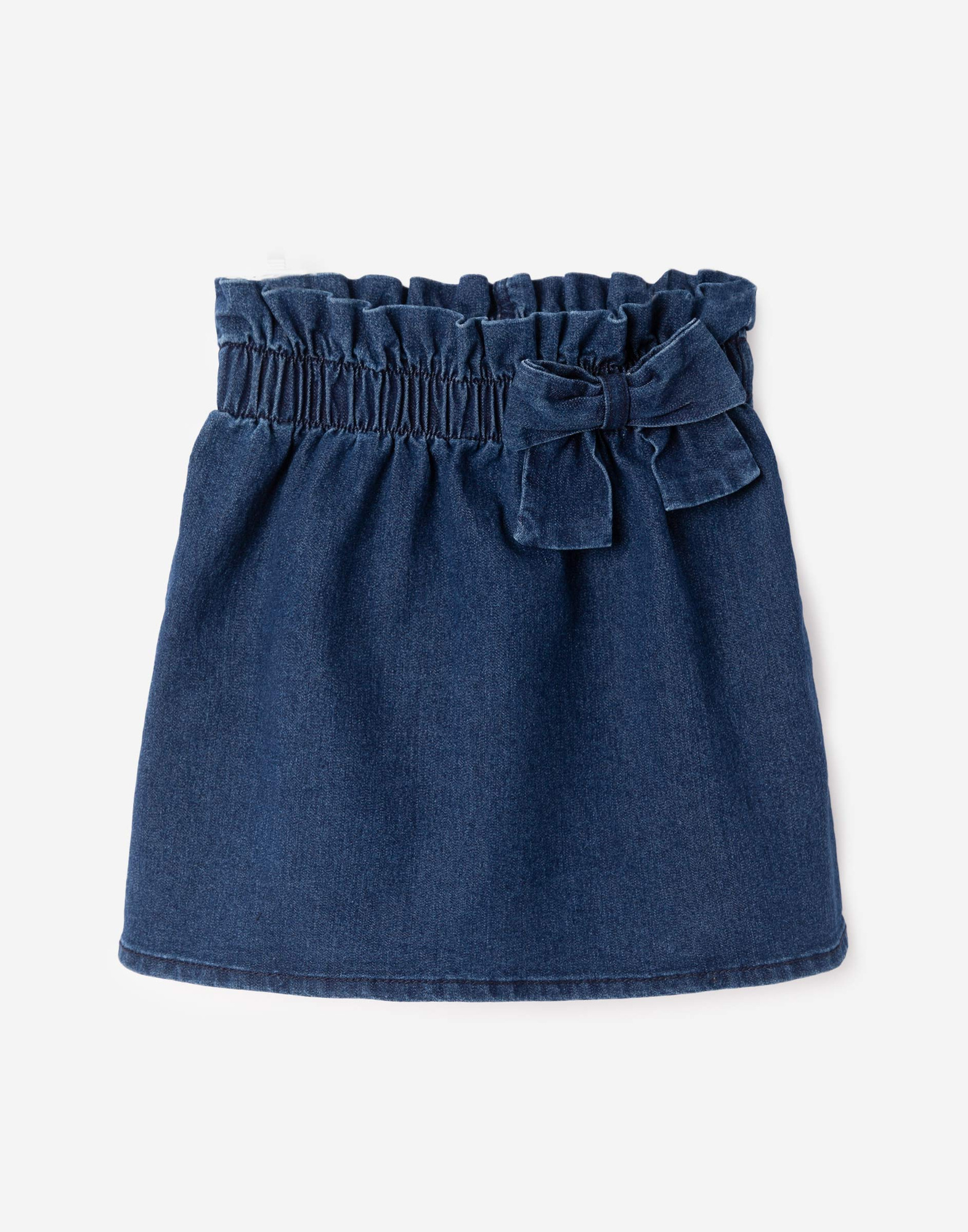 Джинсовая юбка с бантом для девочки GSK014460-1