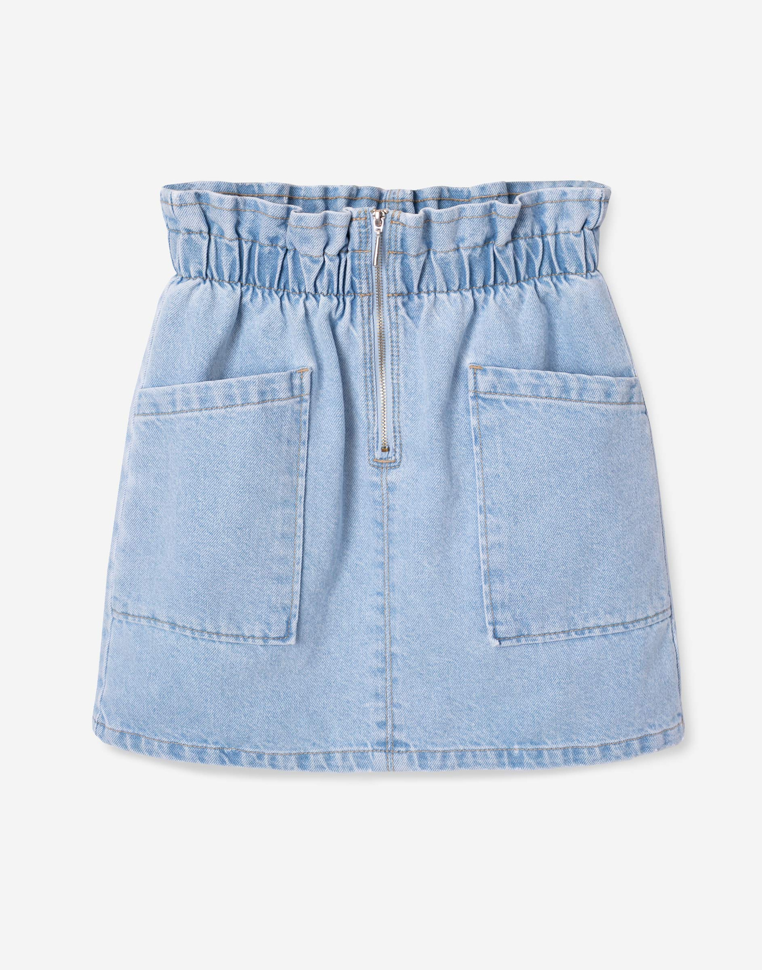 Голубая джинсовая юбка Paperbag для девочки GSK015285-2 купить по цене ...