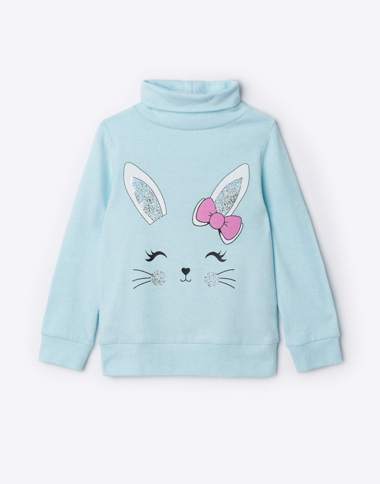 Голубая водолазка с зайчиком GSW004241-1 купить по цене от 249 рублей с ...
