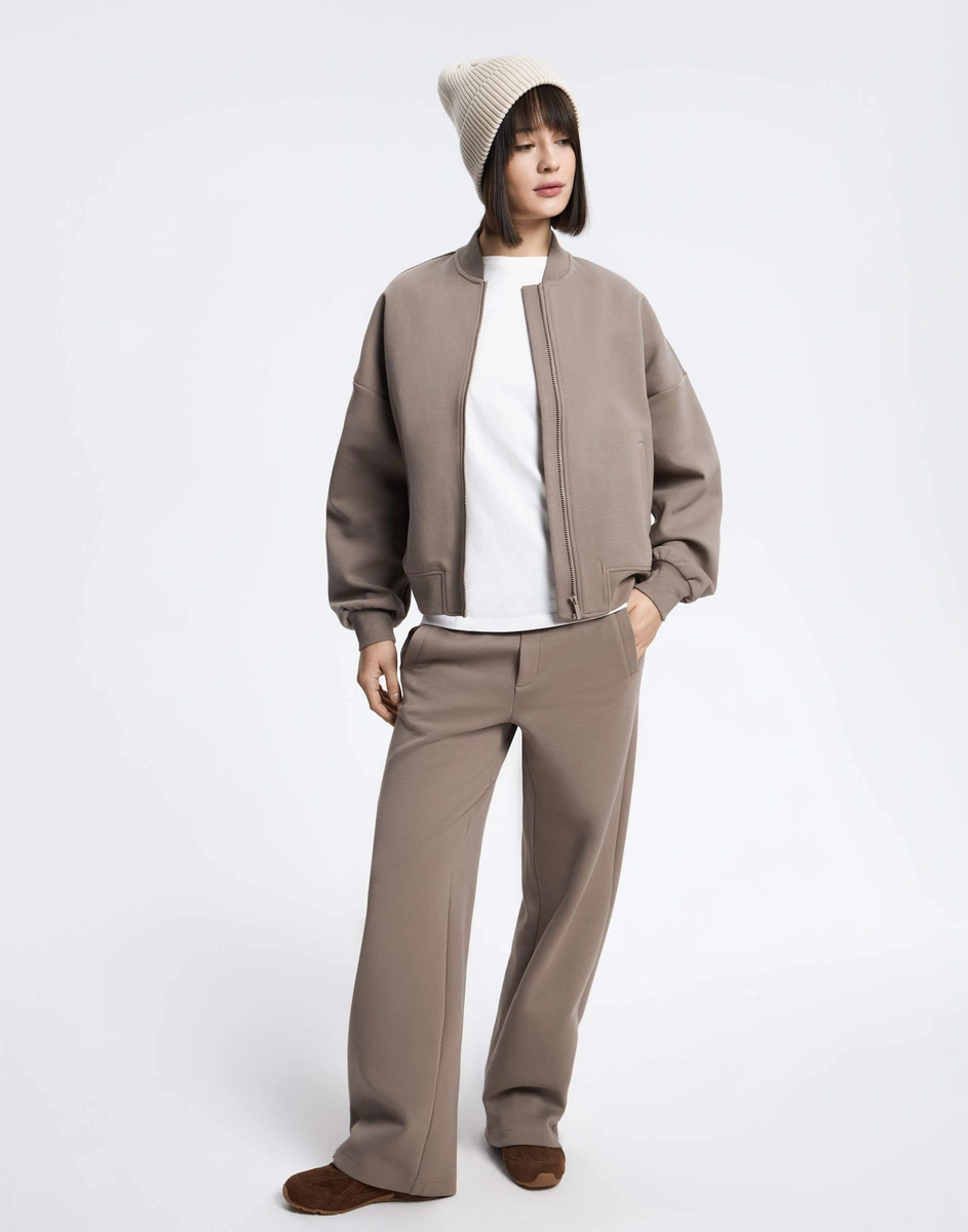 Коричневые спортивные брюки Straight GAC023659-2 размер XS