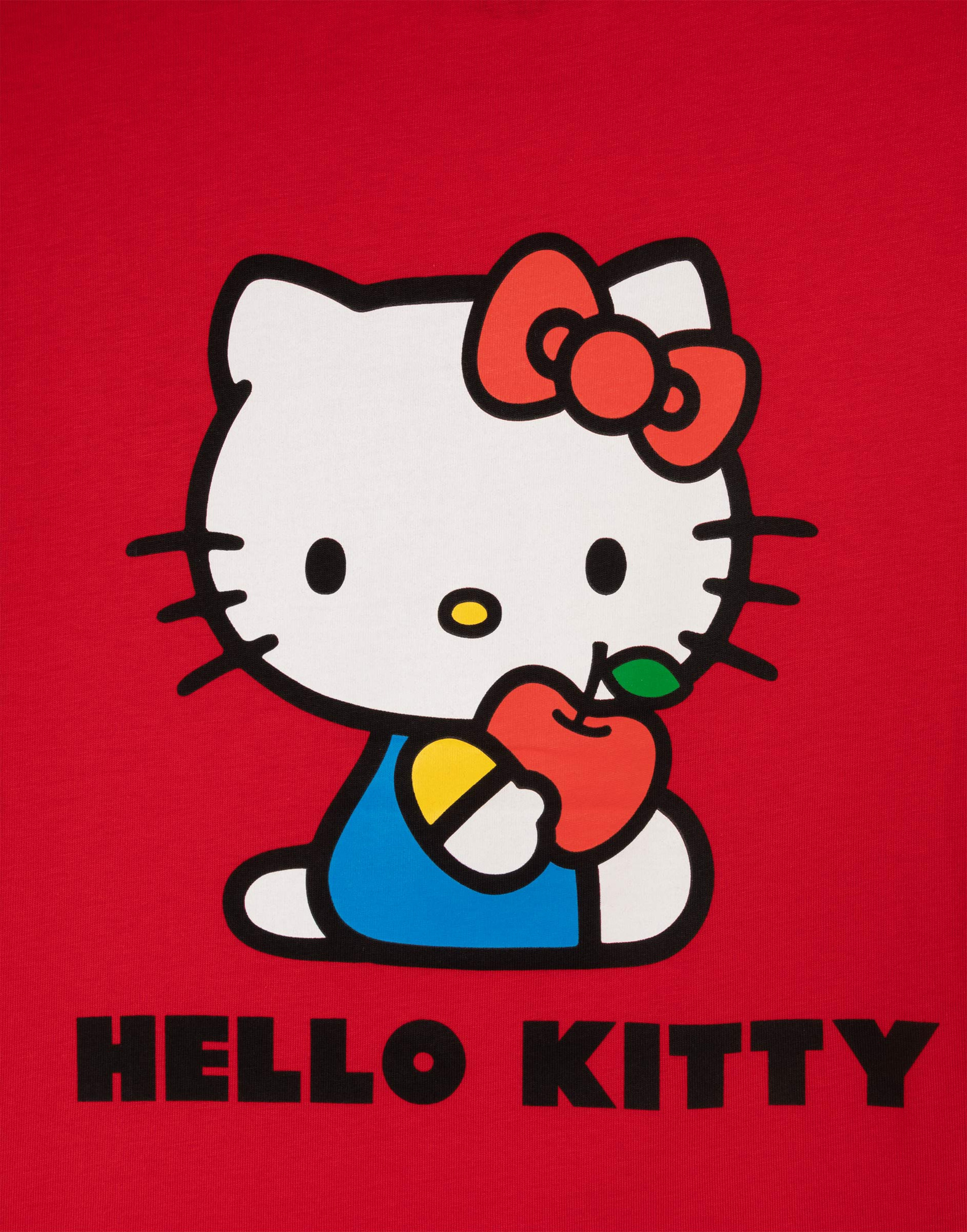 Красная футболка oversize с принтом Hello Kitty GKT025096-1 купить по ...
