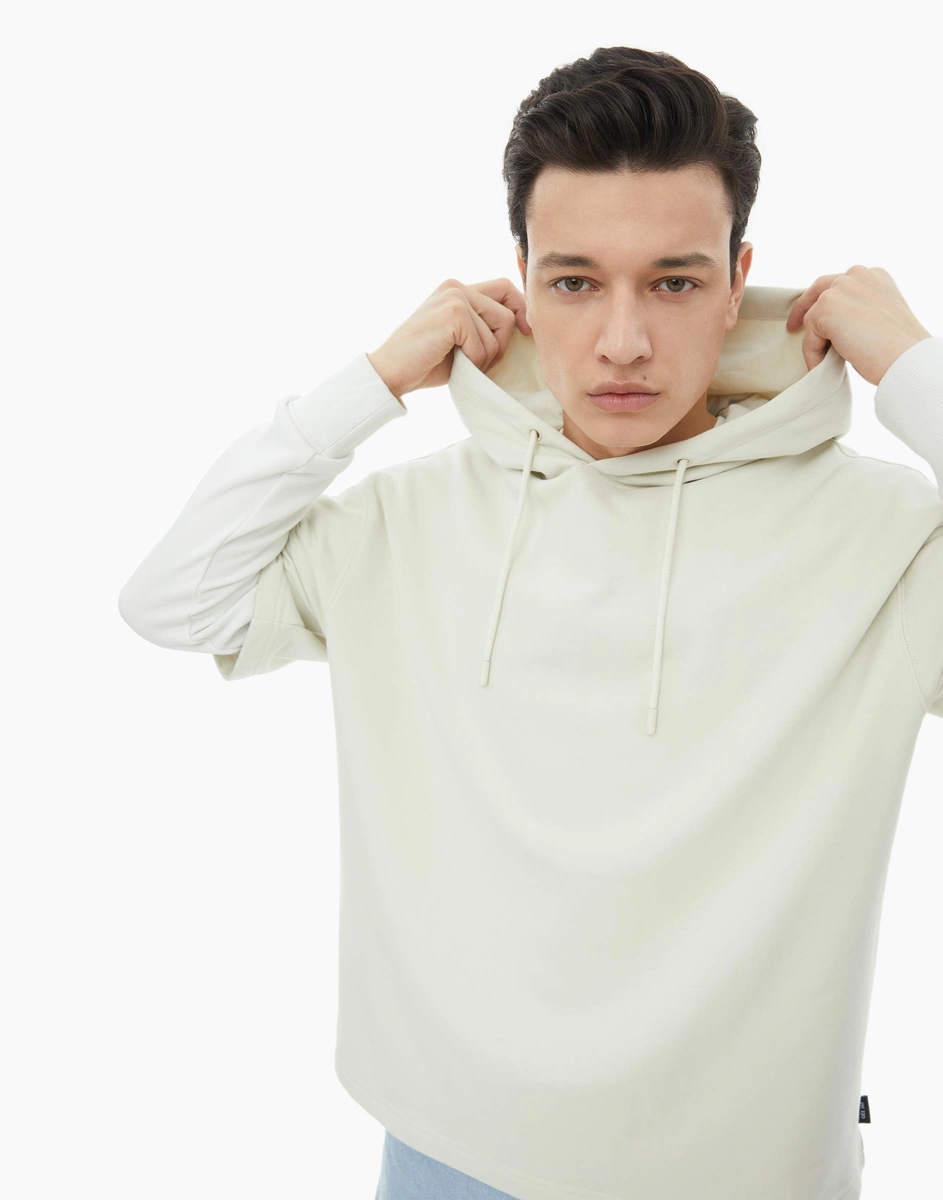 Молочное худи с коротким рукавом BAC011394-1 купить по цене от 1499 ...