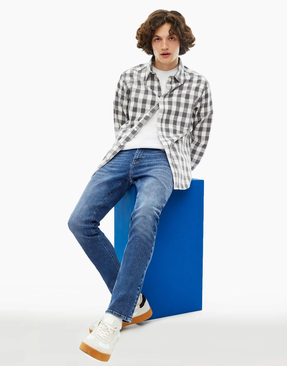Мужские джинсы Skinny BJN013336-1 undefined