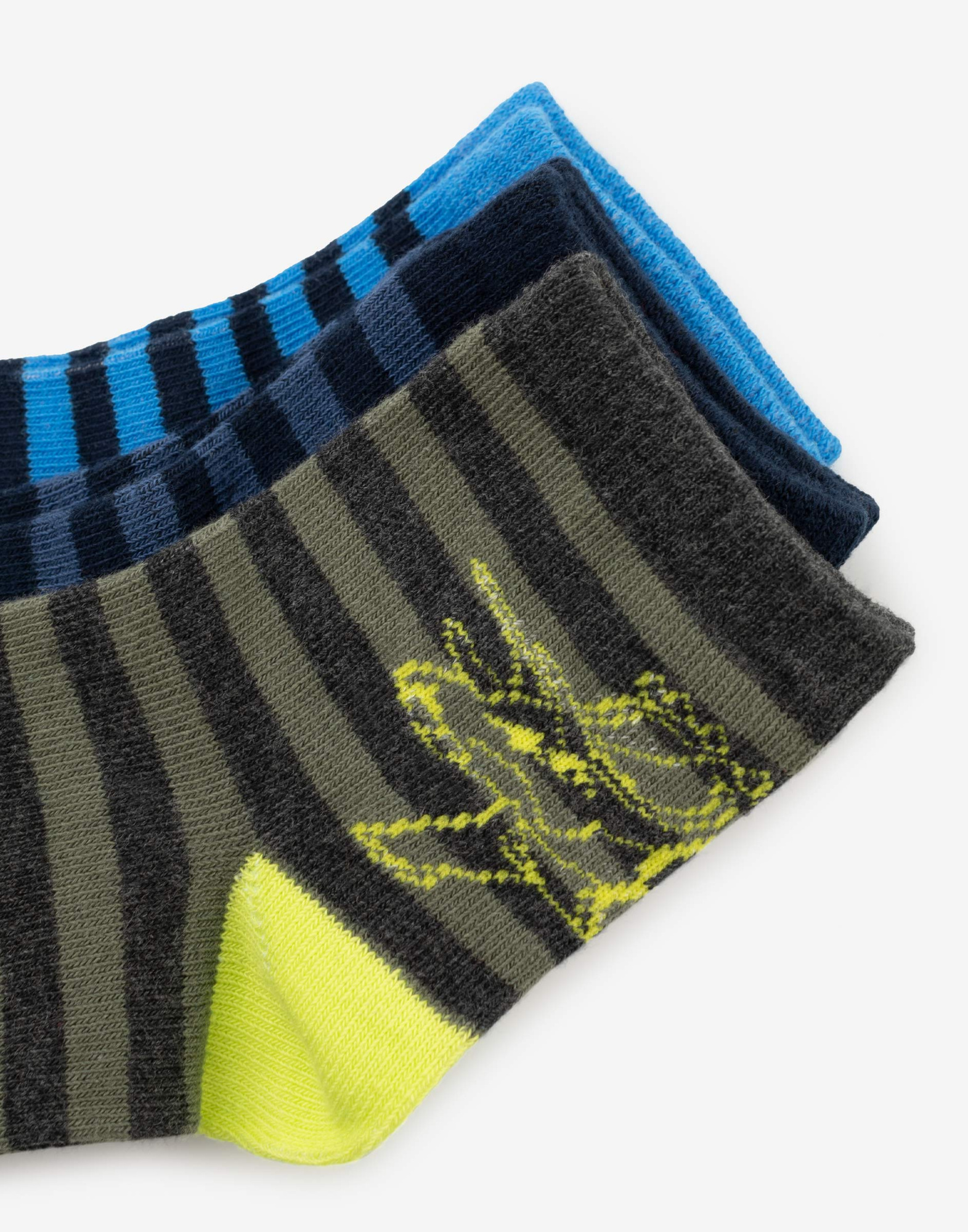 Полосатые носки для мальчика 3 пары BHS002829-1 купить по цене от 79 ...