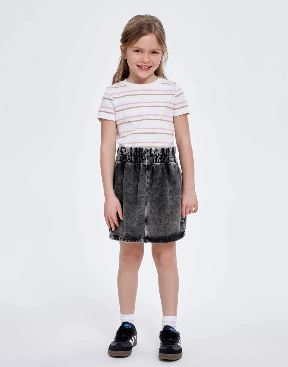 Серая джинсовая юбка Paperbag для девочки GSK019400-1 купить по цене от ...