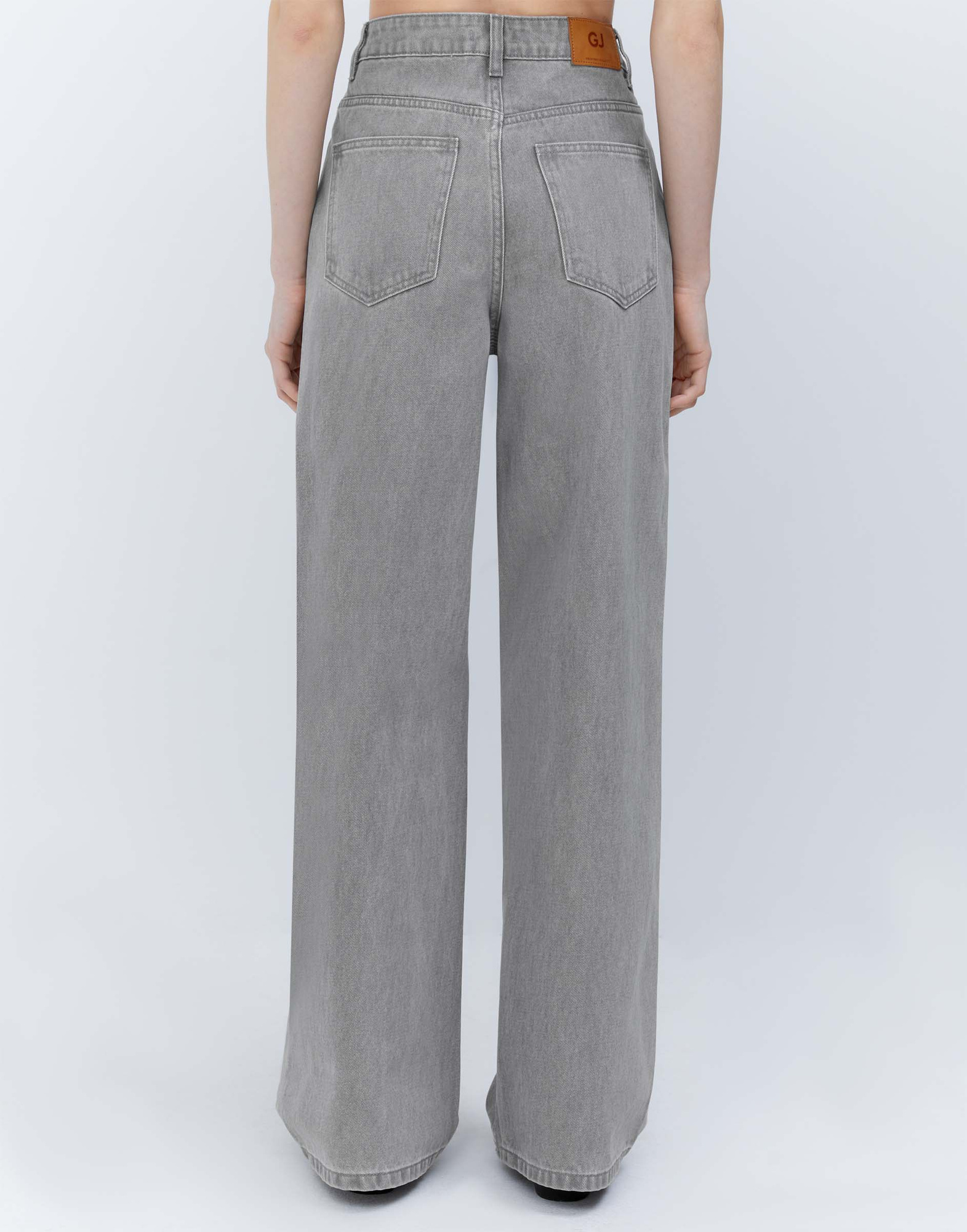 Серые джинсы Wide leg GJN035471-2 размер 42/170