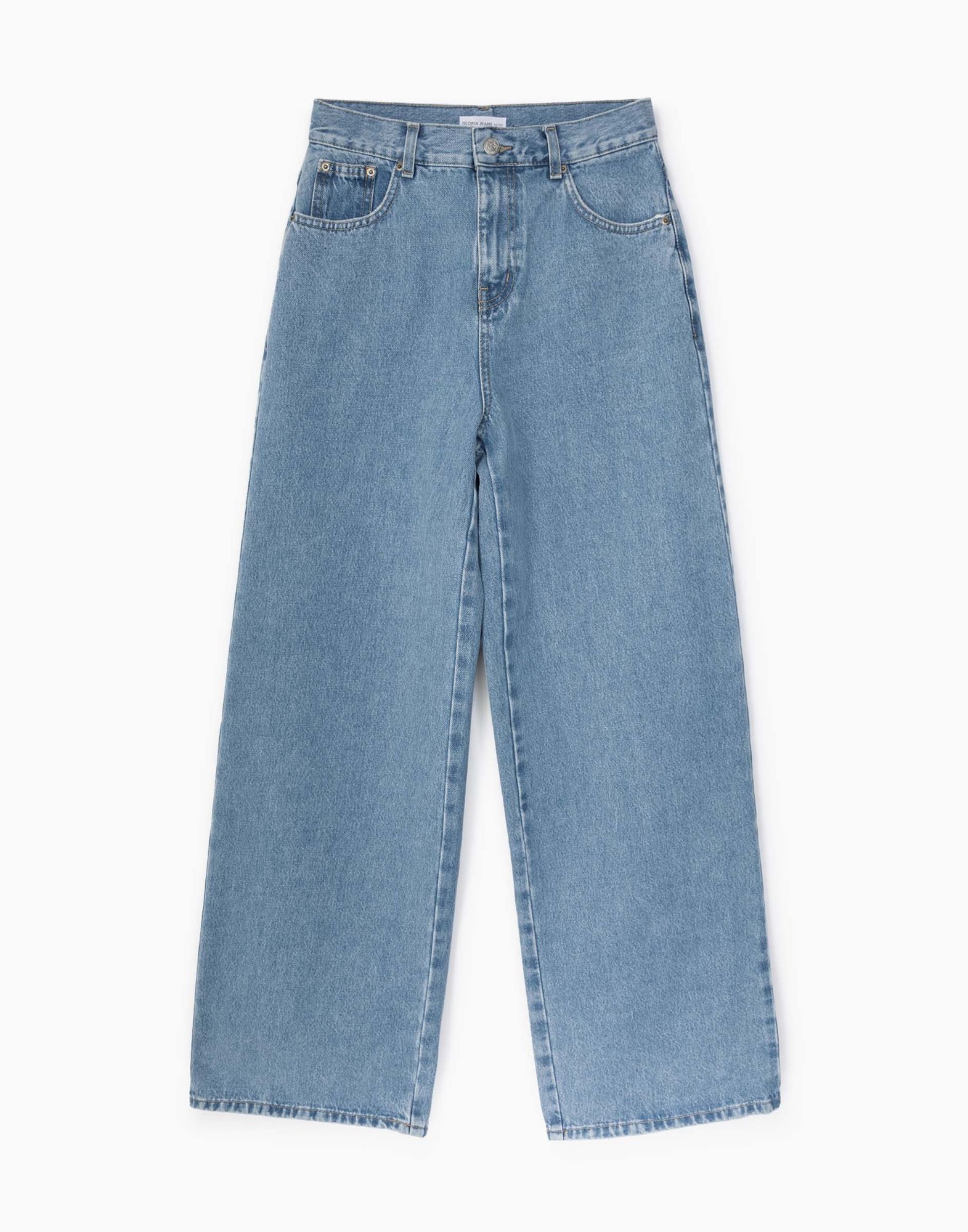 Синие джинсы Wide Leg GJN030651-1 undefined